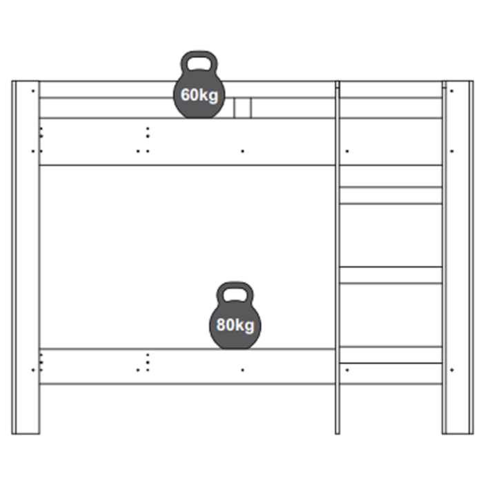 Beliche Cama Slim BI020 Branco Comm| Milani Store
