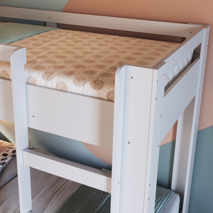 Beliche Cama Slim BI020 Branco Comm| Milani Store