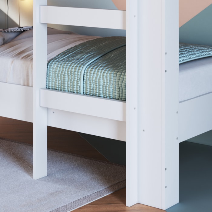 Beliche Cama Slim BI020 Branco Comm| Milani Store