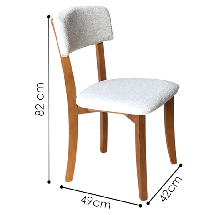 Cadeira Decorativa Estofada Porcelana Mad Pnh Nacc l Milani Store