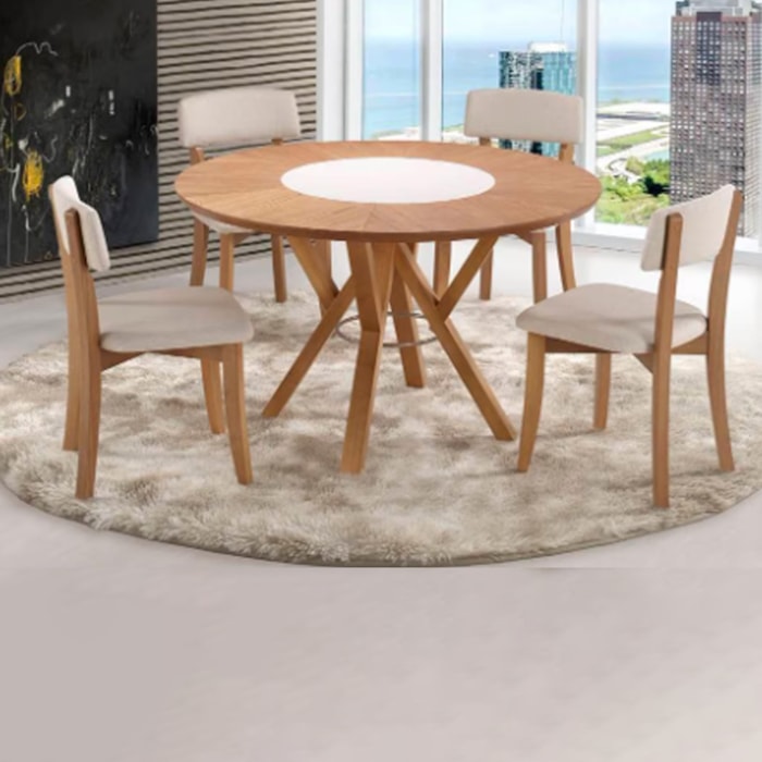 Kit 2 Cadeira Decorativa Estofada Prcln Md Pnh Nac l Milani Store