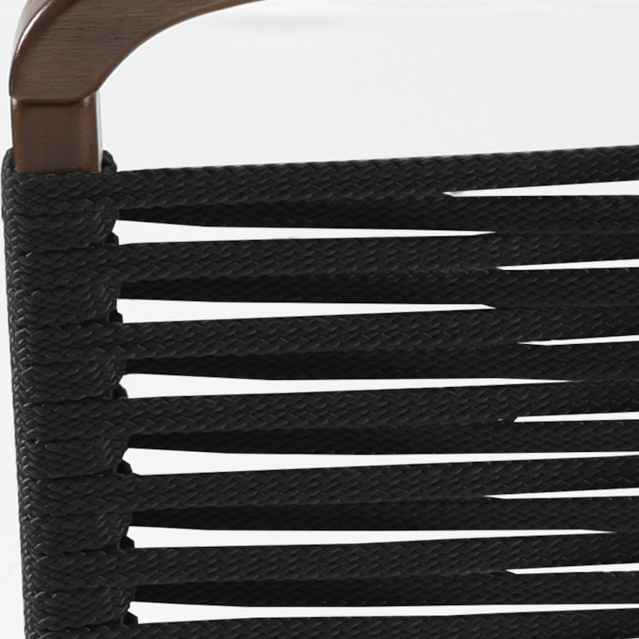 Kit 2 Cadeira Decorativa Vinil Corda Nt Prt Ph Nac l Milani Store