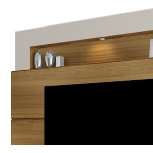 Painel TV 40 Polegadas 13936 Off White Ripado Dmad l Milani Store