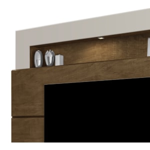 Painel TV 40 Polegadas 13936 Off White Ripado Dmad l Milani Store