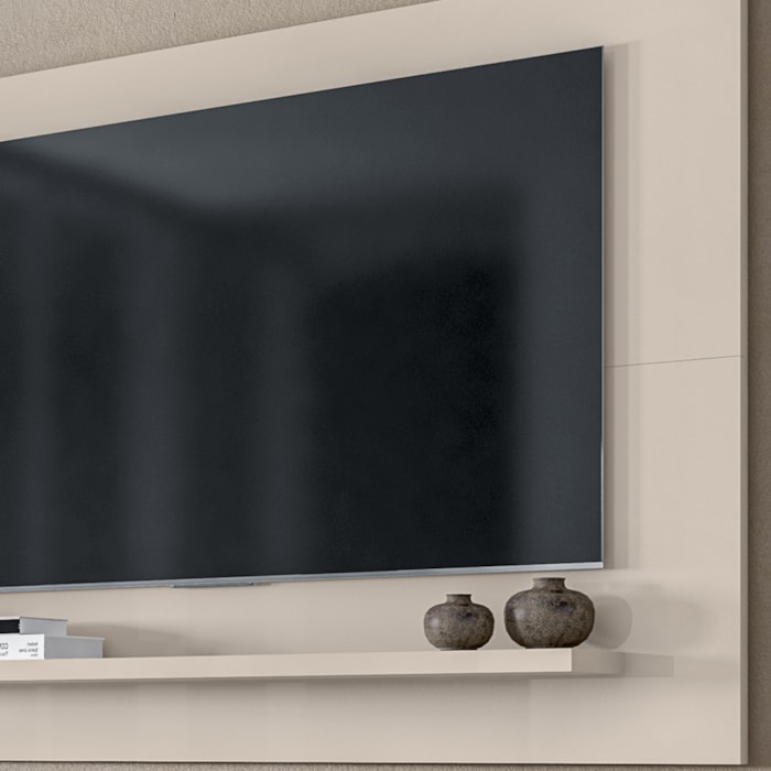 Painel Para Sala Tv 50 Polegadas 088163 Off White DCASA l Milani Store